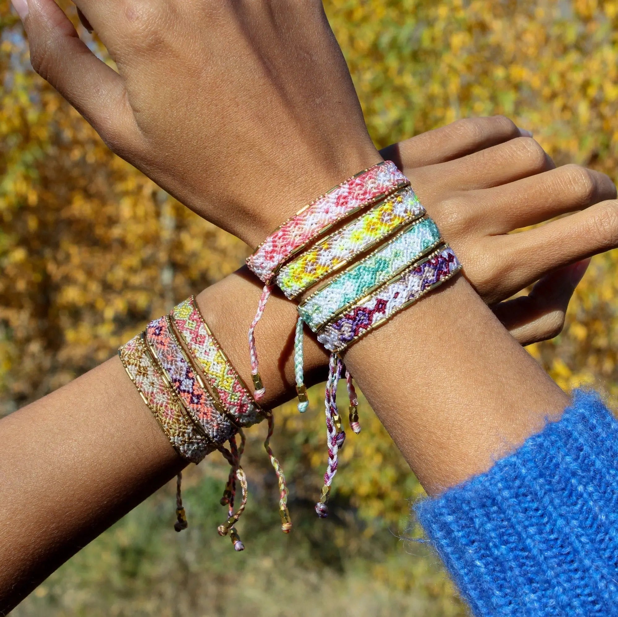 Handmade Sherbet Friendship Bracelets Bundle | Love Is Project