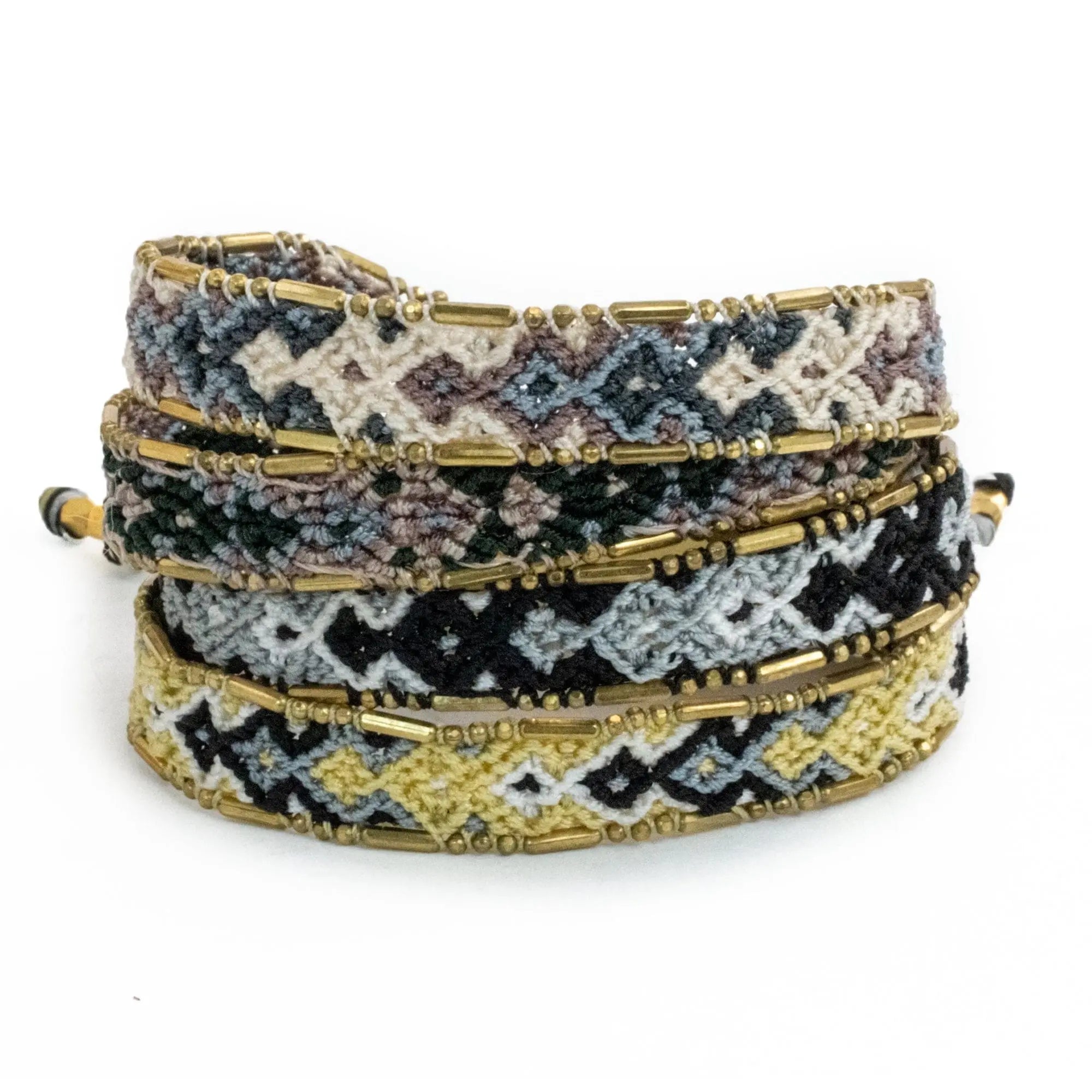 Handmade Pebble Friendship Bracelets Bundle | Love Is Project
