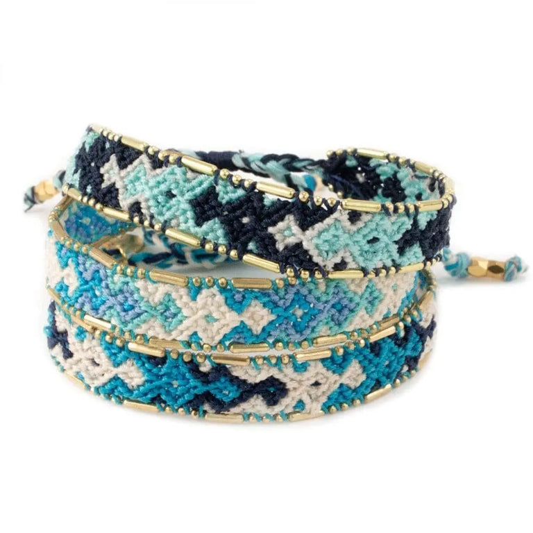 Handmade Ocean Friendship Bracelets Bundle | Love Is Project